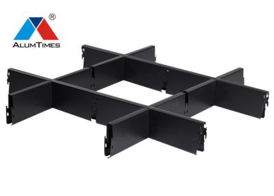 China Anti Corrosion Aluminium Grid Ceiling 100x100mm for Metro Station for sale