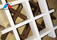 China Anti Corrosion Aluminium Grid Ceiling 100x100mm for Metro Station for sale