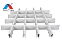 China Aluminum Grid Ceiling 10x50mm Open Cell for Stadium Subway Decoration for sale