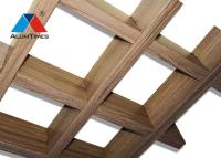 China Moisture Proof Aluminium Grid Ceiling , Open Cell Metal Ceiling 50mm × 15mm for sale