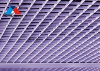 China Aluminum Suspended Ceiling Grid 50x50mm 100x100mm Corrosion Resistant for Shopping Center for sale