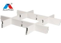 China Aluminum Suspended Ceiling Grid 50x50mm 100x100mm Corrosion Resistant for Shopping Center for sale