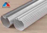 China Round Pipe False Aluminium Baffle Ceiling With PVDF Coated for sale
