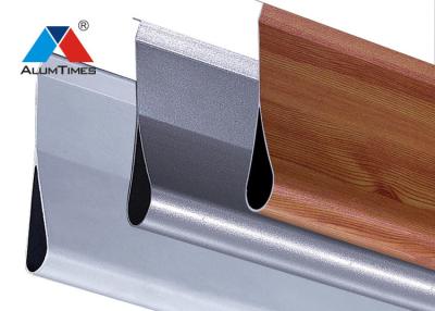 China Powder Coated Aluminum Baffle Ceiling 25-40mm Width for Shopping Mall Decoration for sale