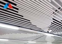 China 1mm Aluminum Baffle Ceiling Curved Keel Powder Coating for Metro Station for sale