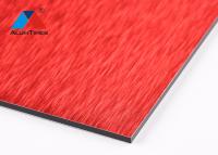 China Fireproof Brush Finish Aluminum Composite Panel for Roof Sandwich Panel 4mm for sale