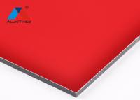 China Impact Resistant Aluminum Composite Panel , Interior Metal Wall Panels for sale