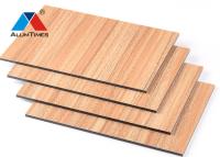 China Wood Look PE Aluminum Composite Panel 4mm for Bathroom Kitchen Balcony Cladding for sale