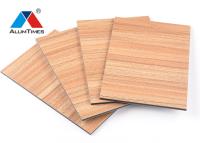 China Wood Look PE Aluminum Composite Panel 4mm for Bathroom Kitchen Balcony Cladding for sale