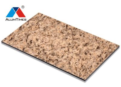 China Stone Look Aluminum Composite Panel 4mm Decorative Exterior Wall Cladding for sale