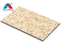 China Stone Look Aluminum Composite Panel 4mm Decorative Exterior Wall Cladding for sale