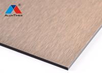 China Fireproof Aluminum Composite Panels With PE Coated PVDF Coated for sale
