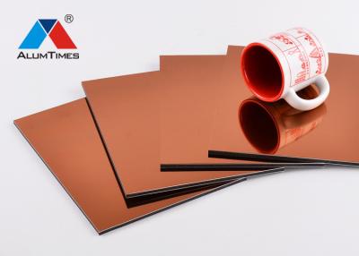 China Rigid 4mm Aluminum Composite Panel , Outdoor Wall Panel For Signage for sale