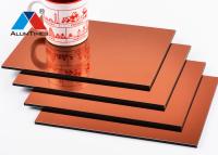 China Rigid 4mm Aluminum Composite Panel , Outdoor Wall Panel For Signage for sale
