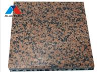 China Aluminum Honeycomb Panel Marble Bonded 6-100mm Thickness Fire Rated B s1 d0 for sale