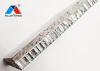 China Aluminum Honeycomb Panel Marble Bonded 6-100mm Thickness Fire Rated B s1 d0 for sale
