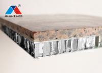 China Aluminum Honeycomb Panel Marble Bonded 6-100mm Thickness Fire Rated B s1 d0 for sale
