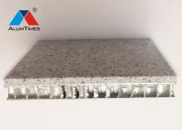 China Aluminum Honeycomb Panel Marble Bonded 6-100mm Thickness Fire Rated B s1 d0 for sale
