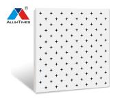 China Powder Coated Perforated Aluminum Ceiling Panel 600x600mm 0.6mm Clip In for sale