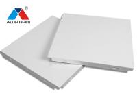 China Fireproof Clip In Ceiling Aluminum Plain White Ceiling Tiles 600x1200mm 0.7mm for sale