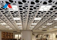 China Decorative Clip In Metal Ceiling Tiles Fire Resistant Aluminium Alloy 3003 600x600mm for sale