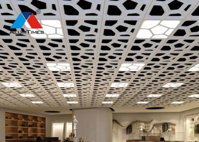 China Decorative Clip In Metal Ceiling Tiles Fire Resistant Aluminium Alloy 3003 600x600mm for sale