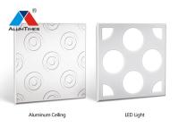 China Aluminum Embossed Perforated Ceiling Board Square Dampproof for sale
