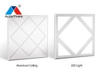 China Aluminum Embossed Perforated Ceiling Board Square Dampproof for sale