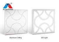 China SGS Clip In Ceiling Aluminum Acoustic Panels 12x12 Perforated Front for sale