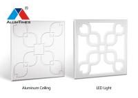 China Moisture Proof Clip In Aluminum Ceiling Panel Fireproof 600x600mm 0.6mm for sale