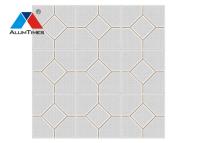China Noiseproof Perforated Metal Ceiling Panels Round Hole Punched 300x1200mm for sale