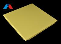 China Recycled Aluminum Clip In Metal Ceiling Tiles White 600x600mm for Office Buildings for sale