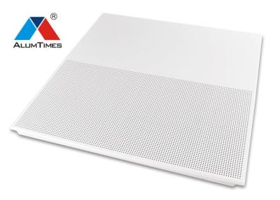 China Half Plain Pattern Metal Clip In Ceiling 600x600mm 1.8mm Hole Dia Lightweight for sale