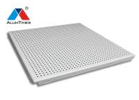 China Half Plain Pattern Metal Clip In Ceiling 600x600mm 1.8mm Hole Dia Lightweight for sale