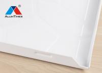 China Aluminum Clip In Ceiling Tiles 300x300mm Flat Plain Powder Coated 0.7mm for sale