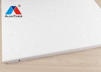 China Aluminum Clip In Ceiling Tiles 300x300mm Flat Plain Powder Coated 0.7mm for sale