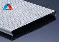 China Fire Rated Aluminum Strip Ceiling False Ceiling Panels 200mm Width Powder Coating for sale
