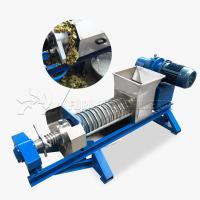 China Acid-Proof Waste Dewatering Screw Press Machine 1.5T/Hour Capacity 5.5KW Power for sale