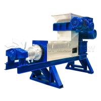 China Acid-Proof Waste Dewatering Screw Press Machine 1.5T/Hour Capacity 5.5KW Power for sale