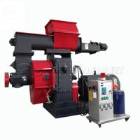 China CE Certified Flat Die Wood Pellet Machine 0.2-3.0 t/h Capacity with 37-160 kW Power for Biomass Processing for sale