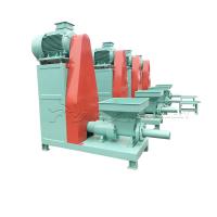 China Screw Type Charcoal Making Machine 200-400kg/h Biomass Briquetting Press with 18.5-22KW Motor for sale