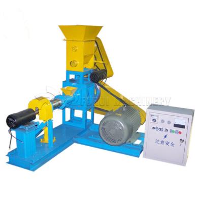 China 1mm Floating Fish Feed Pellet Machine Extruder 120-2000 kg/h Capacity with 15-132 kW Power for sale