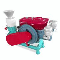 China Diesel Wood Pellet Making Machine with 40-1800 kg/h Capacity and 2.2-132 kW Power Range for Biomass Processing for sale