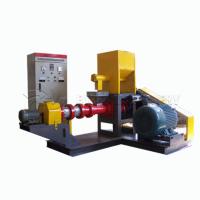China Single Screw Floating Fish Feed Extruder Machine 1450×900×1250mm with 120-2000kg/h Capacity for sale
