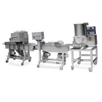 China Beef Patty Making Machine FX-001 | 35pcs/min Production | 30L Tank Capacity | Multi-Shape Food Processing Equipment for sale