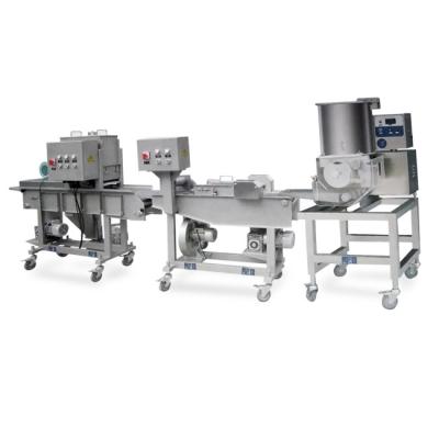 China Beef Patty Making Machine FX-001 | 35pcs/min Production | 30L Tank Capacity | Multi-Shape Food Processing Equipment for sale