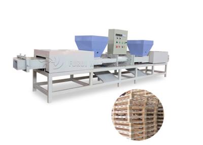 China Hydraulic Hollow Block Pallet Making Machine 16Kw Power 4-6m³/24h Capacity for Wood Waste Recycling for sale