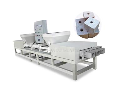 China 4 Forming Heads Wood Block Making Machine 16Kw 380V for Shaving Pallet Block Production 75-145mm for sale