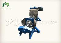 China Adjustable Industrial Juice Extractor Screw Press Separator 550kg Net Weight with 1mm Mesh and 5-15r/min Speed for sale