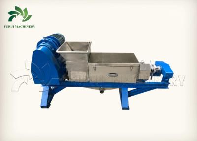 China Coconut Husk Dewatering Screw Press Machine 304SS 500mm Screw 380V 0.2-15T/H Capacity for sale